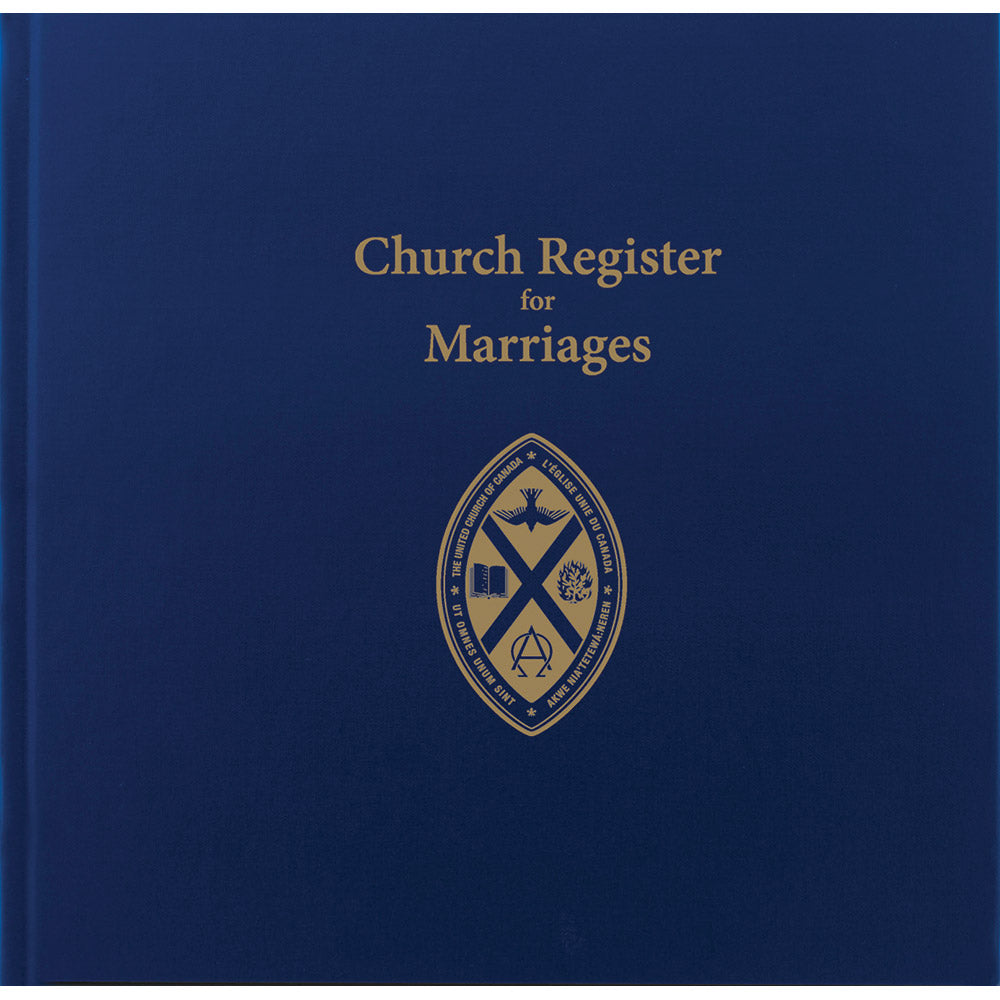 Church Register for Marriages – United Church Bookstore